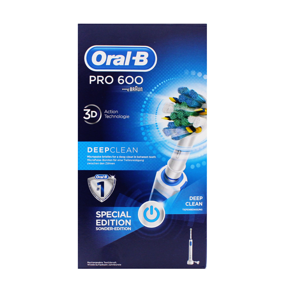 Oral B PRO 600 Deep Clean Eltandborste köp online | nohea.nu