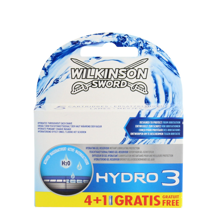 Wilkinson Sword Hydro 3 Rakblad 4+1 Pack köp online | nohea.nu